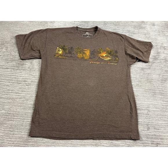Newport Blue | Shirts | Newport Blue Tshirt Mens Large Brown Wrecked In ...
